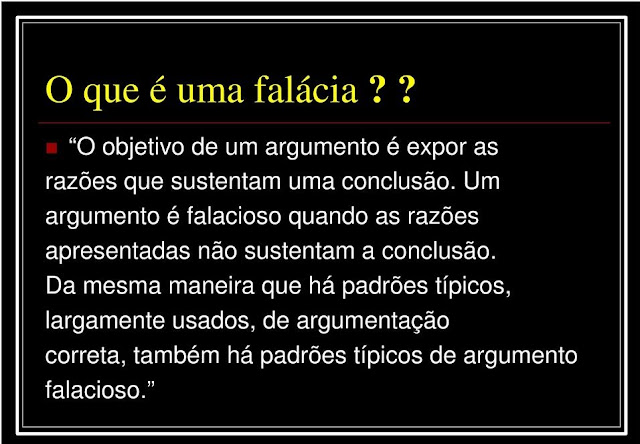 Falácias e tipos de argumentos mais comuns - Você é capaz de ...