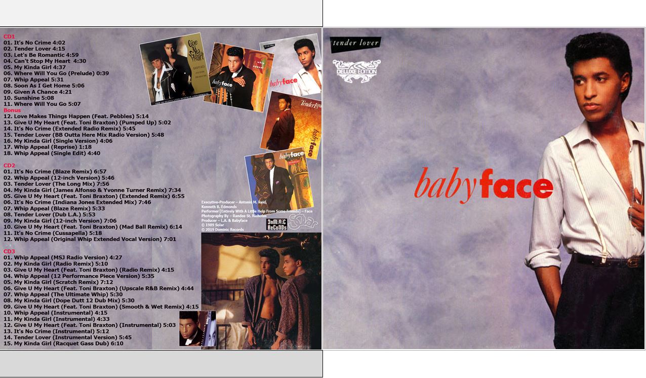 MUSICOLLECTION: BABYFACE - Tender Love (Expanded Version) - 1989 - 2019