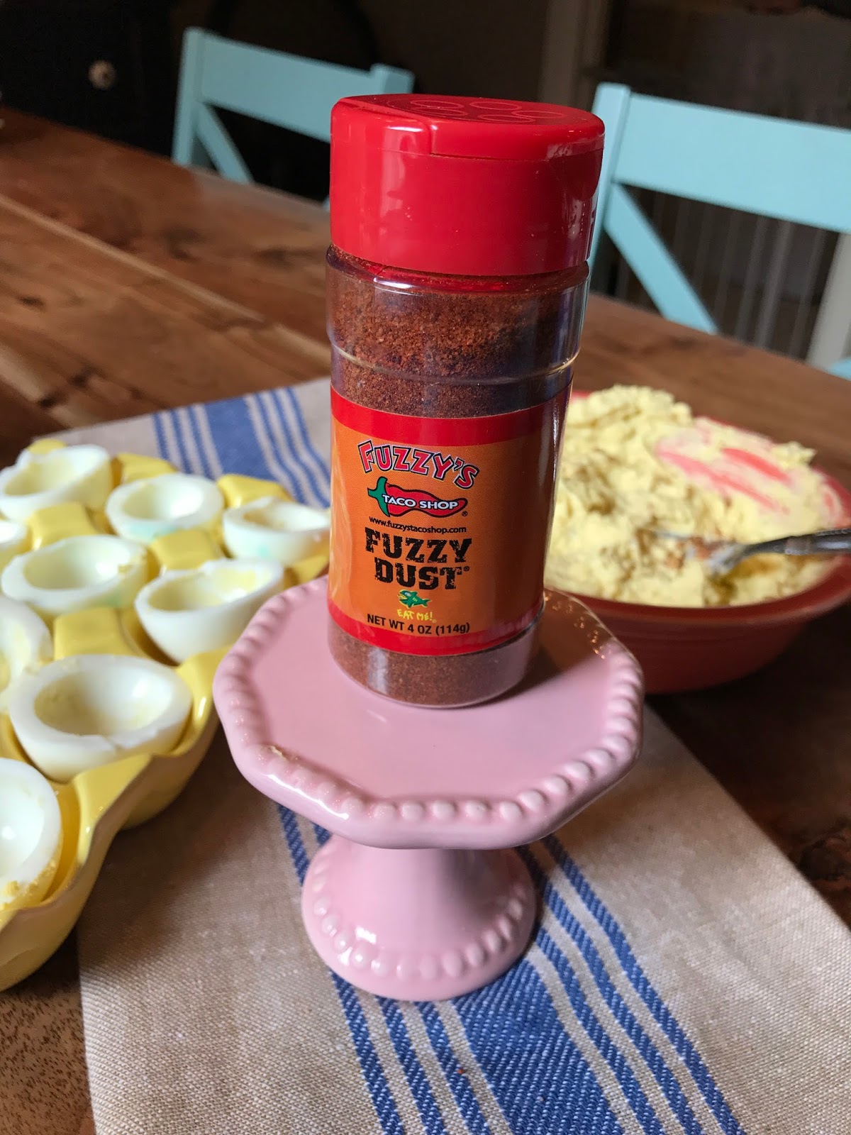 Fuzzy Deviled Eggs – Tidbits and Tutus