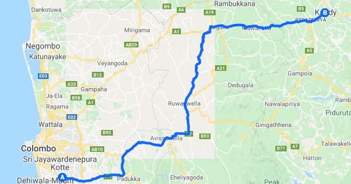 Sri Lanka Information Zone: Bus No 69-122 | Maharagama - Kandy