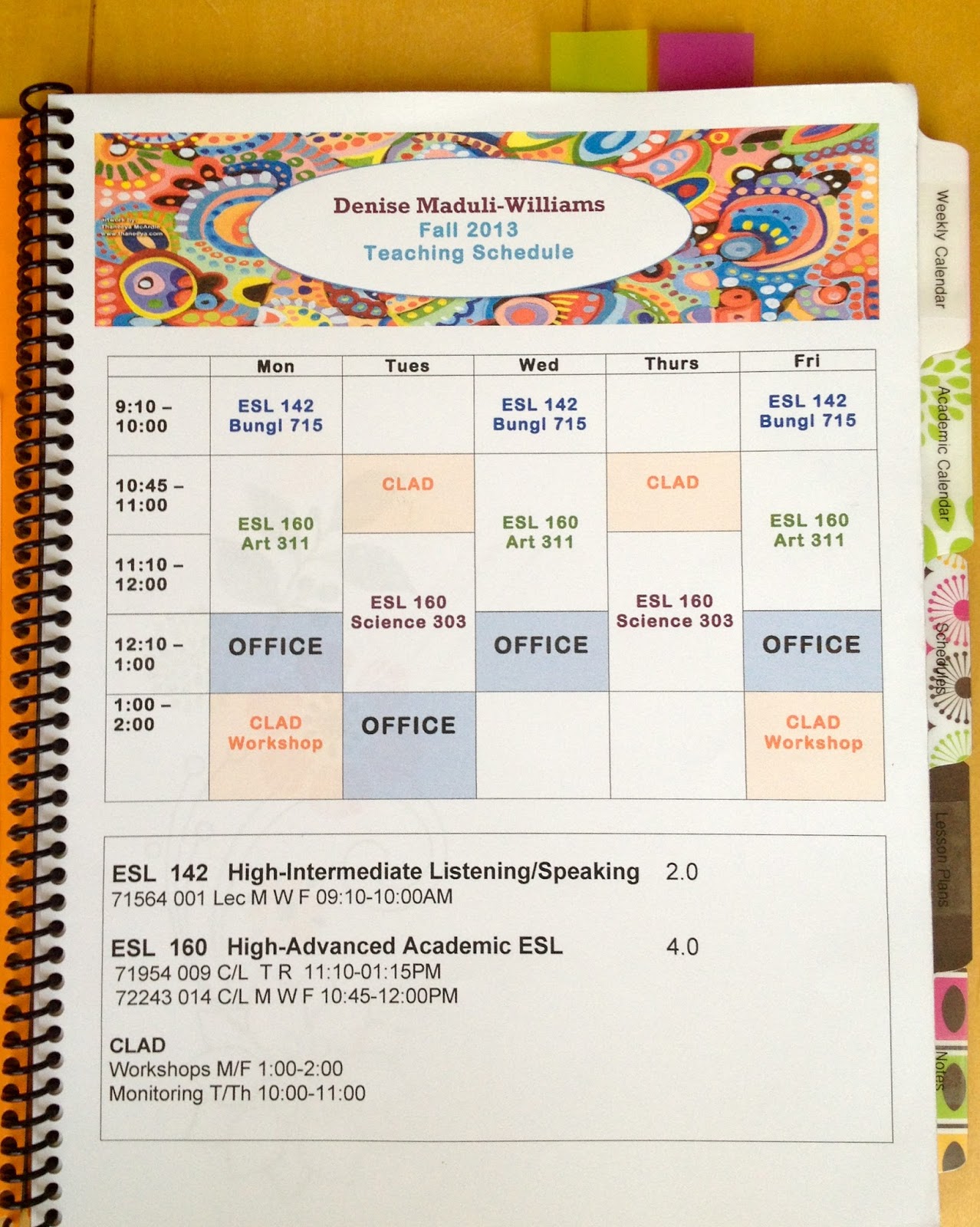 Teacherfessions: DIY Lesson Planner
