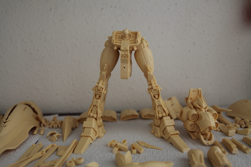 DECAY-Miniature-Model-Art: My first resin mech.