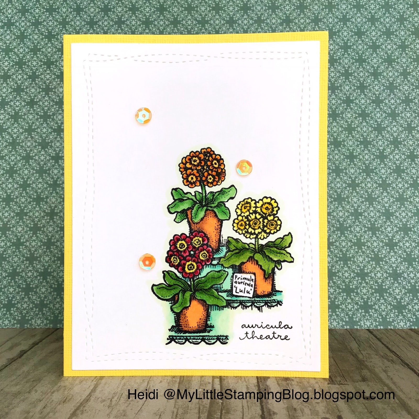 My Little Stamping Blog: Spring Primrose Card