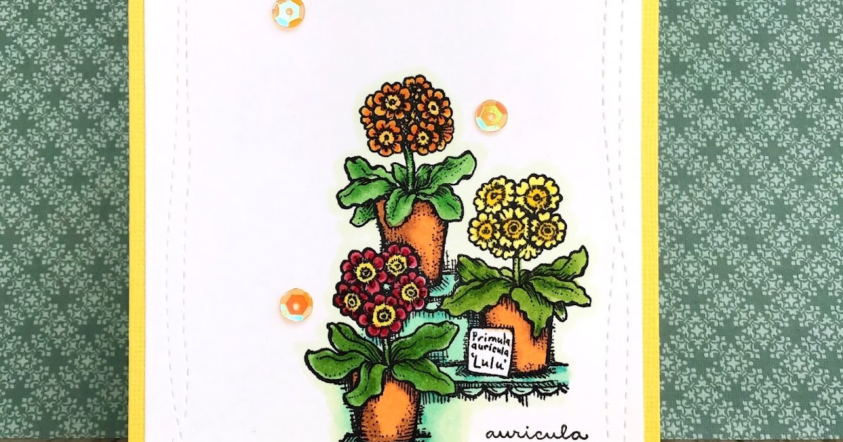 My Little Stamping Blog: Spring Primrose Card