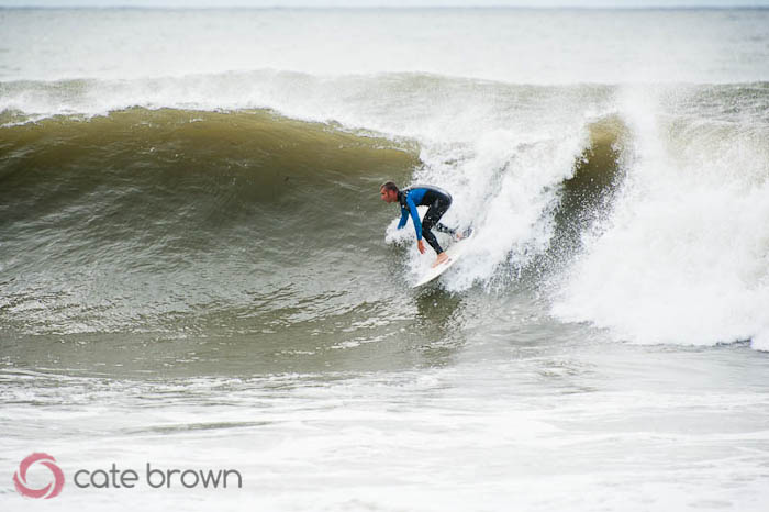 Surfing Nadine at Point Judith – Cate Brown // Ocean Art