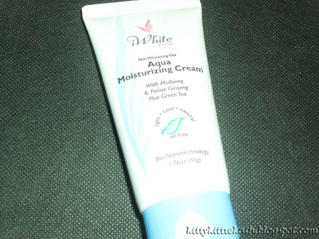 Product Review: iWhite Korea Aqua Moisturizing Cream | Dear Kitty ...