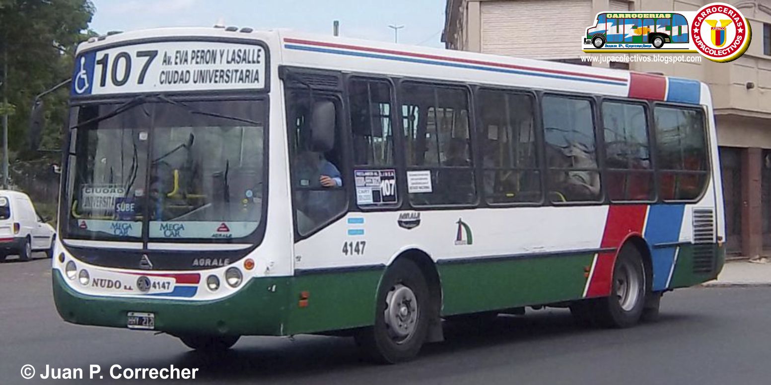 Recorrido de la linea 107 de Buenos Aires