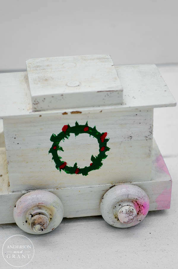 Giving My Handmade Christmas Train a Makeover | anderson + grant