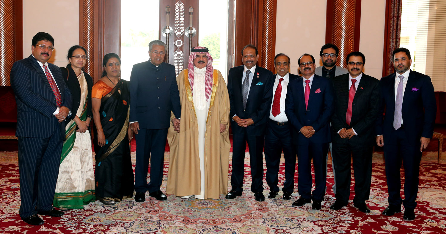 Kerala CM Visit Bahrain Rulers