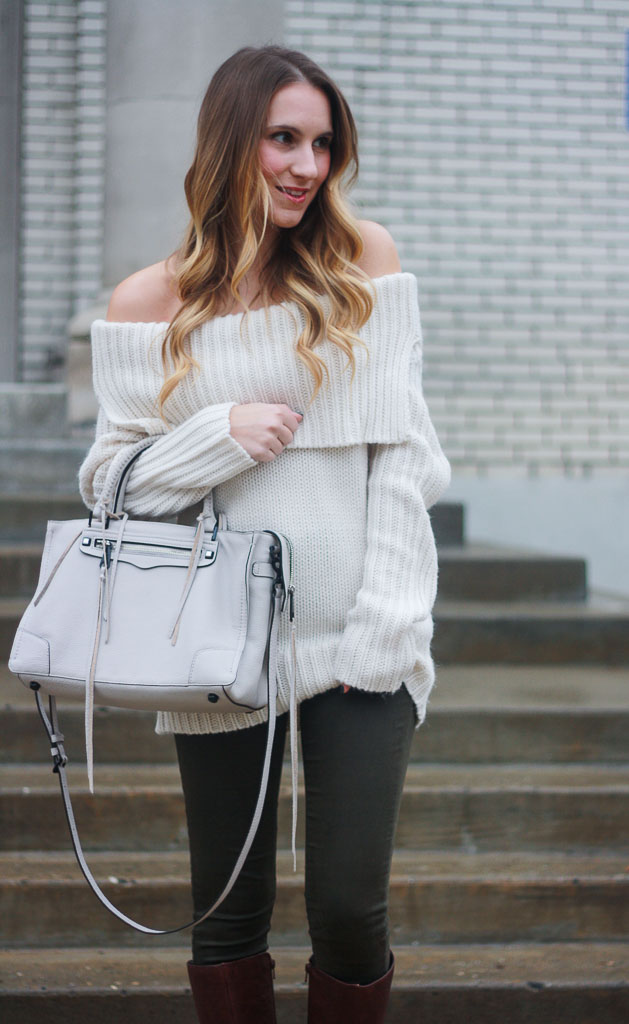 Off the Shoulder Sweater - Twenties Girl Style