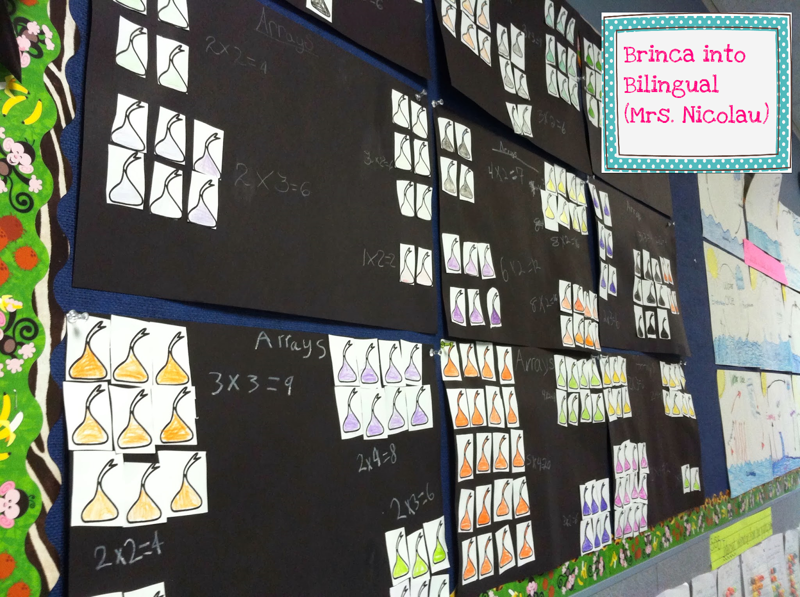 Brinca Into Bilingual Mrs Nicolau Arrays Arrays And Arrays Plus Water Cycle