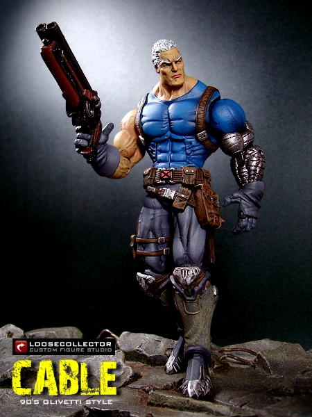 Loosecollector Custom Figures Archive: Cable : 90's Olivetti style