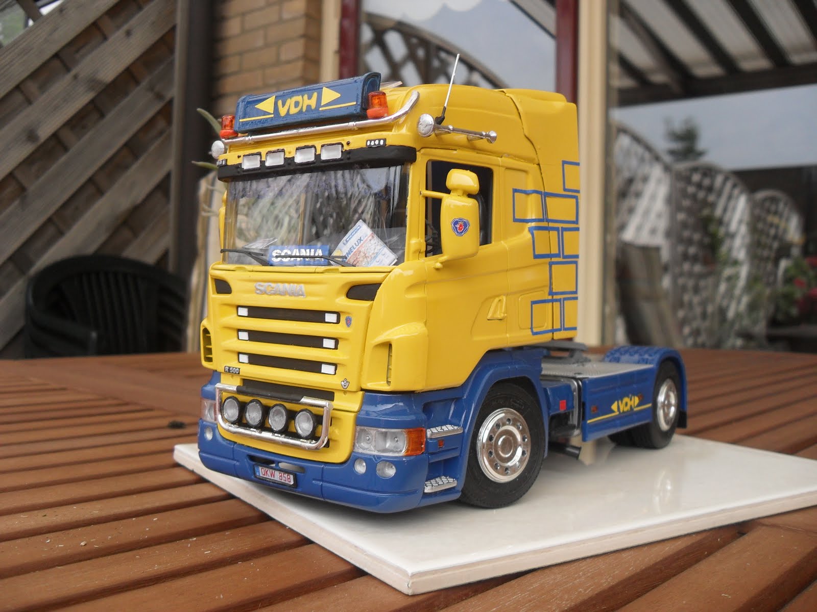 vrachtwagen modelbouw 1:24: Scania modellen