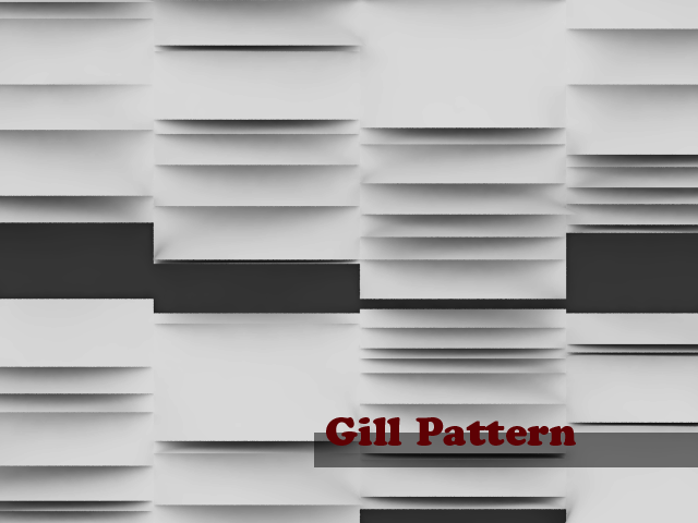 旅人蕉。Design-A+U: GHD09=Gill_Pattern
