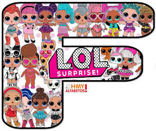 Abecedario LOL Surprise. Nice LOL Surprise Alphabet. - Oh my Alfabetos!