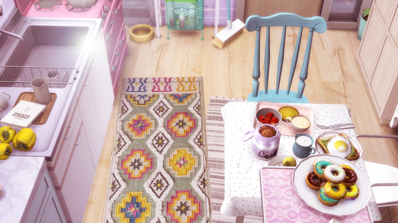 SIMS 4 - CUTEST KITCHEN DL + CC - Bárbara Sims