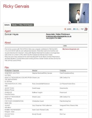 THE ACTOR'S SLATE: YOUR ACTOR RESUME