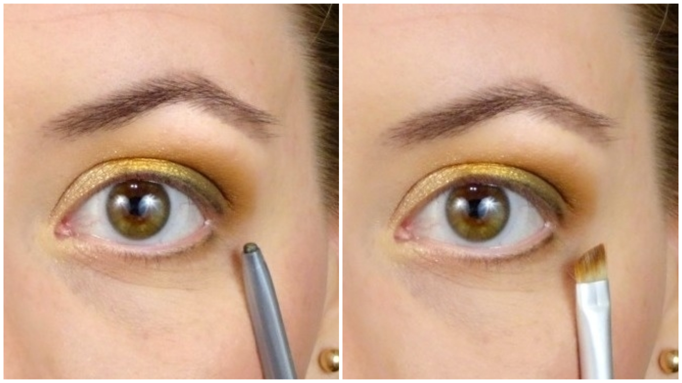 How To Apply Gold Eyeshadow Step By Step