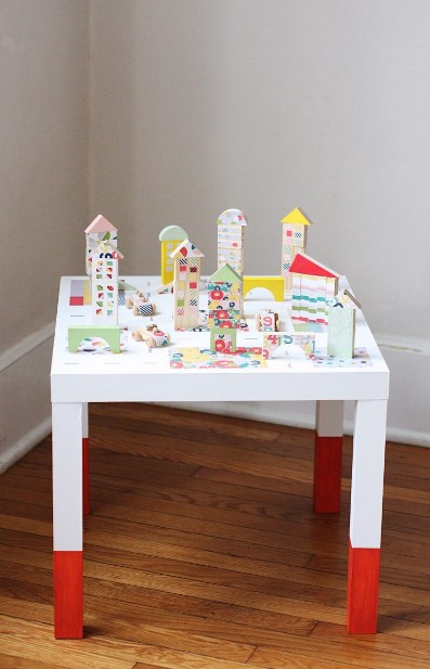 DIY Block City Table