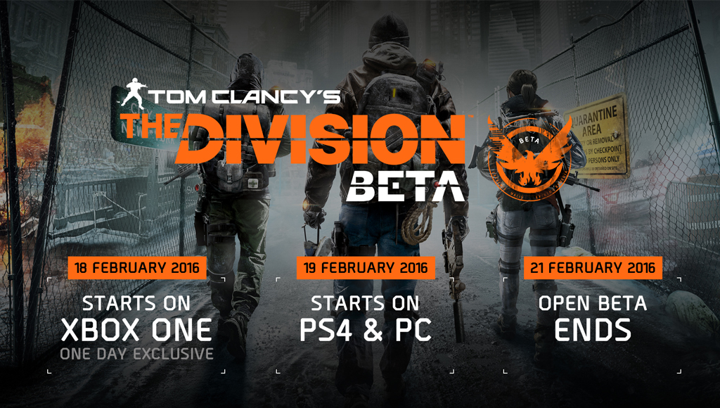 The Division Open Beta Starts for PS4, PC - Born with a Console