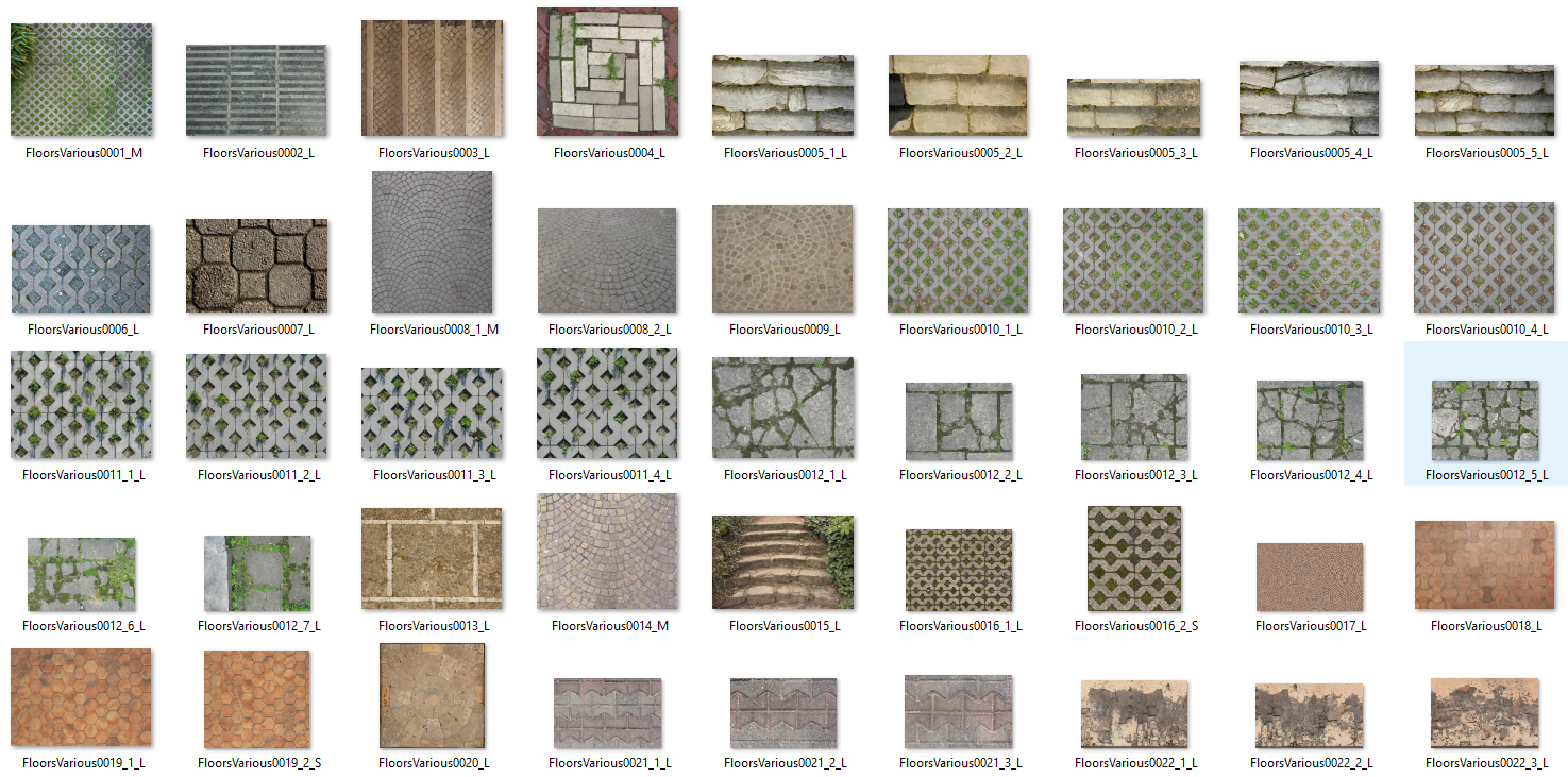 38 GB Textures Full - A set of Maps library