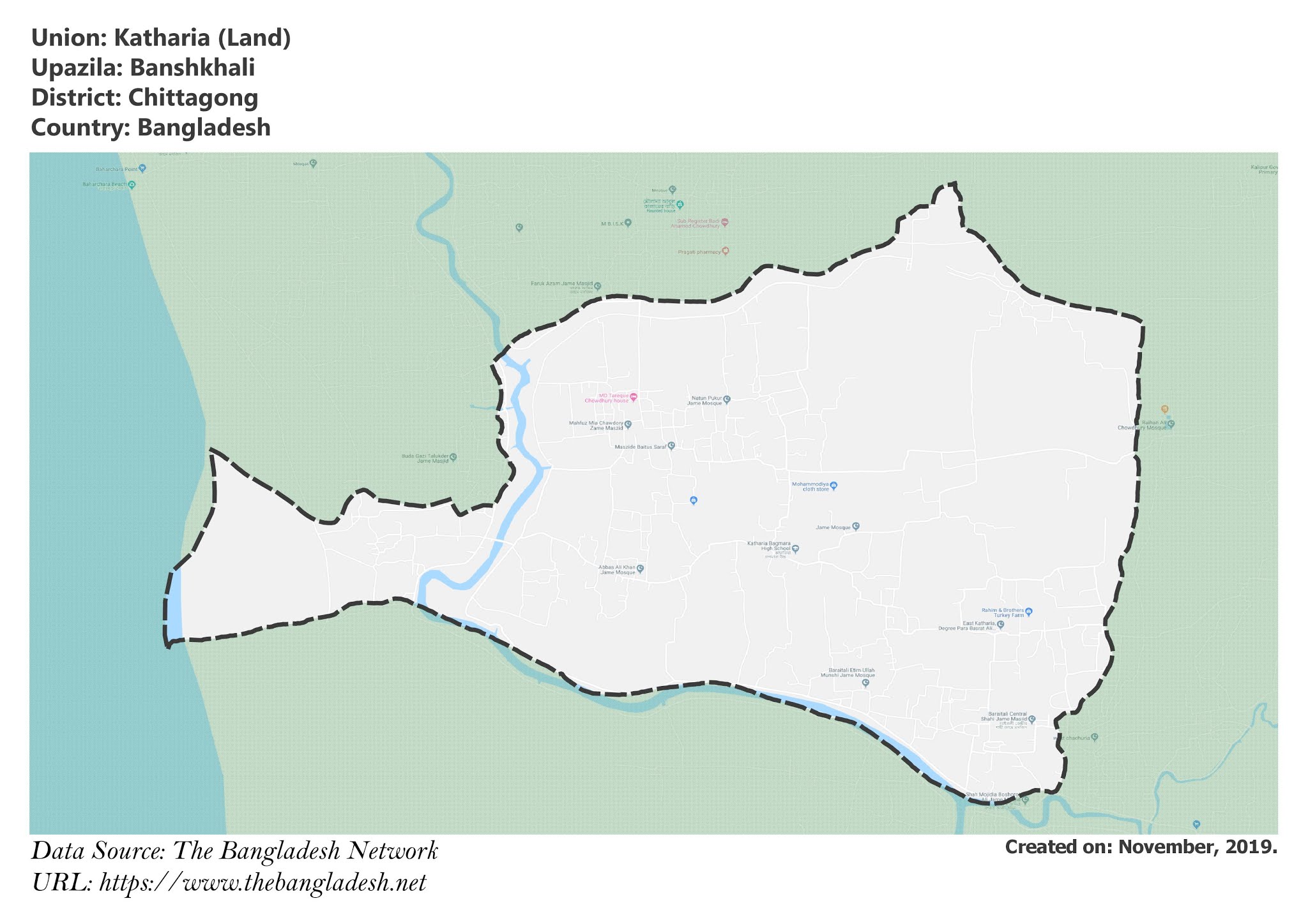 Katharia Union, Chittagong