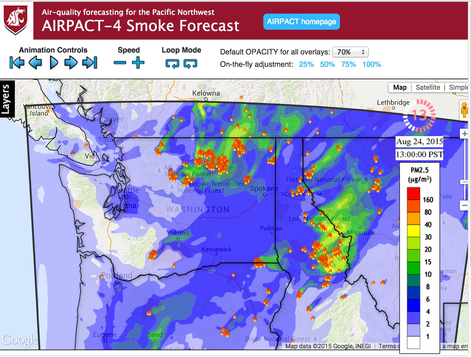 Cliff Mass Weather Blog: A Great Source for Northwest Smoke Forecasts