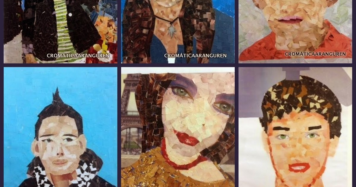 cromáticaaranguren: EL COLLAGE Y EL AUTORRETRATO