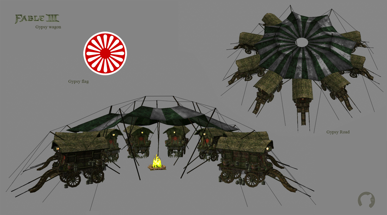 Diego Gonzalez Work in process: Fable III Gypsy Wagon