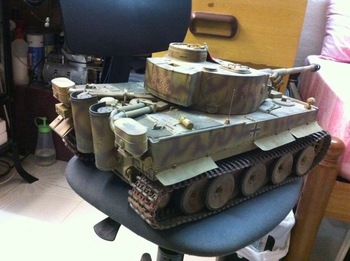 Kitter's Scale Models: 1/16 German Tiger 1 Heavy Tank, Full Option ...