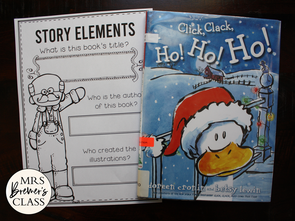 Click Clack Ho Ho Ho | Book Activities and Craftivity | Mrs. Bremer's Class
