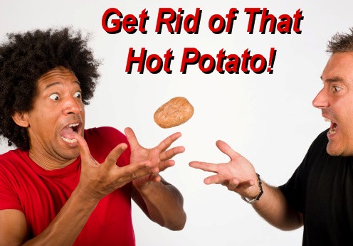 Living in the Peace Zone: Let's Play Hot Potato With Our Cares