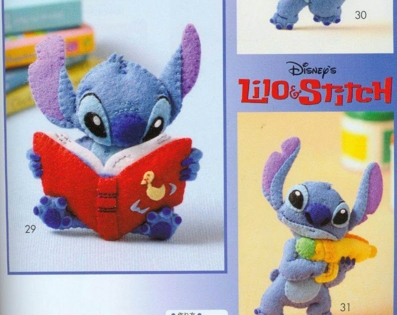 Stitch: Molde grátis - Ver e Fazer