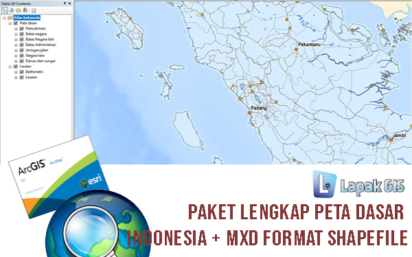 Paket Peta Dasar Indonesia Format Shapefile - Lapak GIS