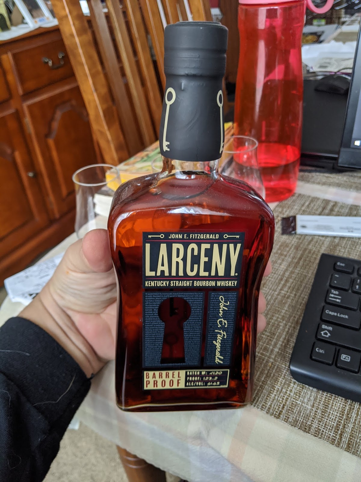 Seen Through a Glass: Overproof Day: Larceny Barrel Proof and Stagg Jr ...