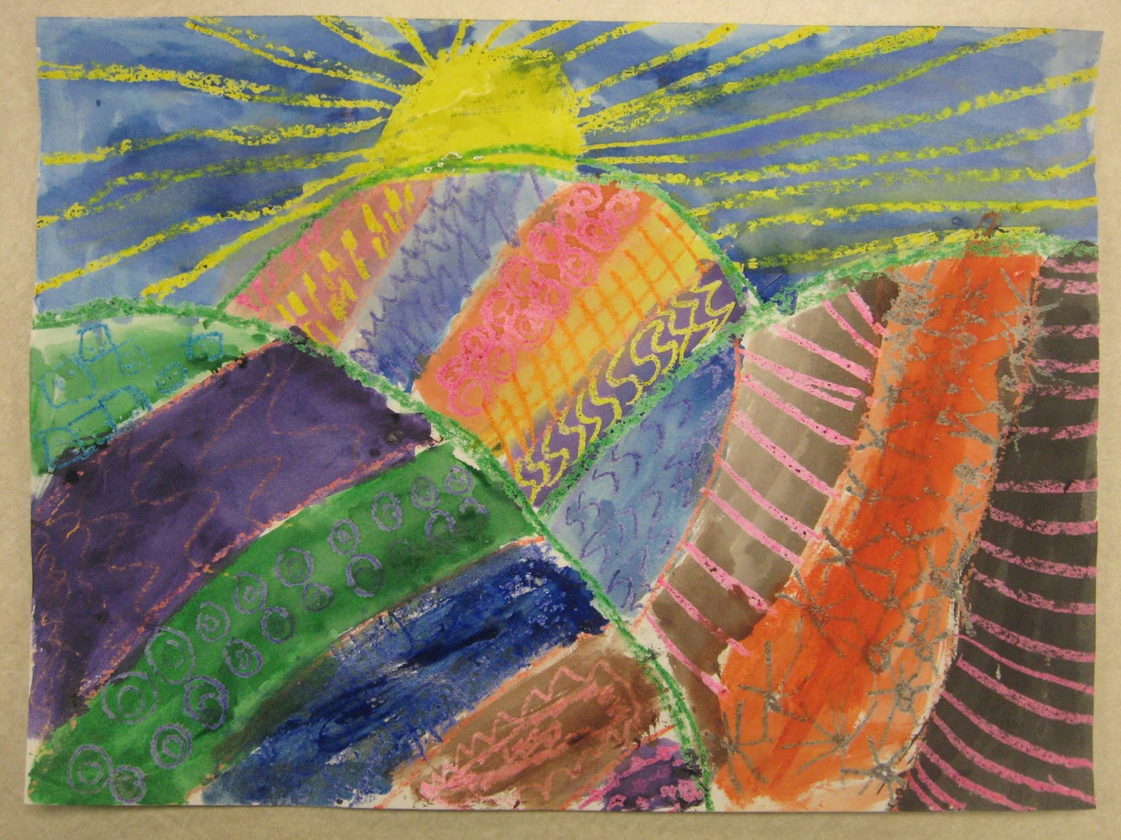Miss Young's Art Room: 3rd Grade Patterned Landscapes