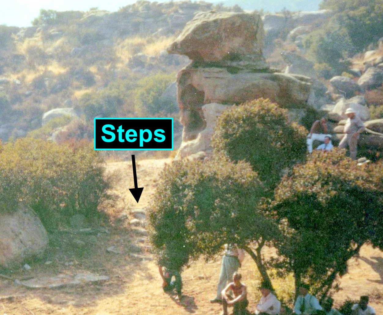 Iverson Movie Ranch: Ancient movie steps near Lone Ranger Rock may be ...