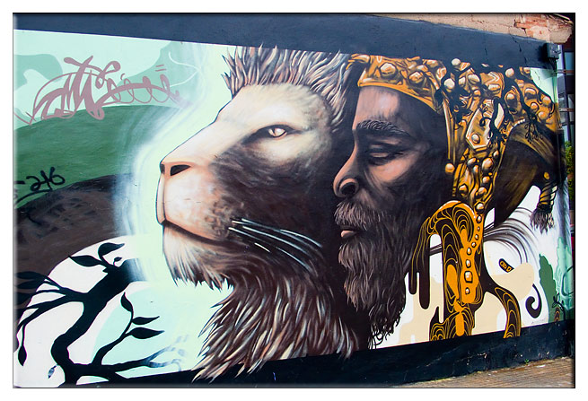 GRAFFITIS: Graffiti Rey Leon