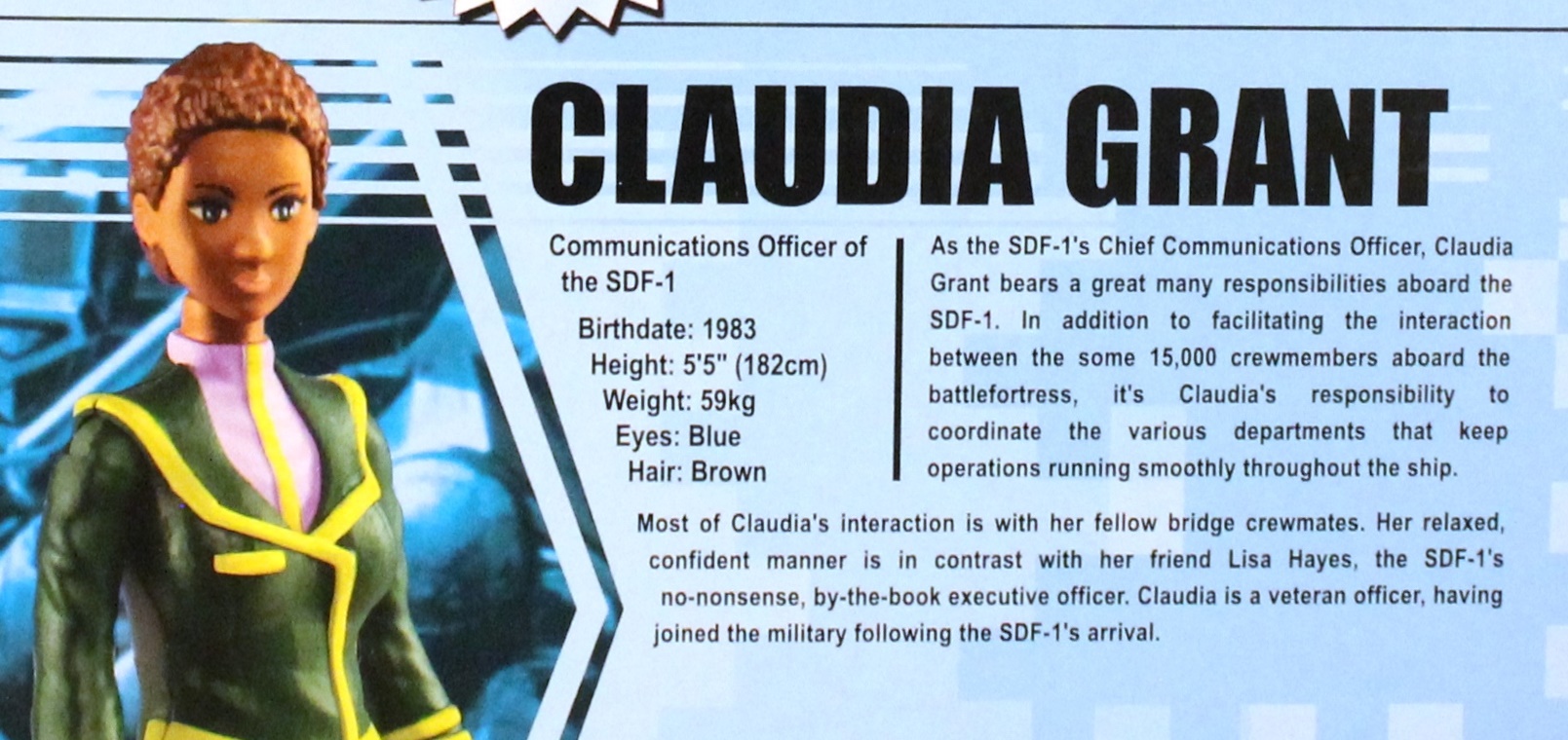 She's Fantastic: Robotech - CLAUDIA GRANT!