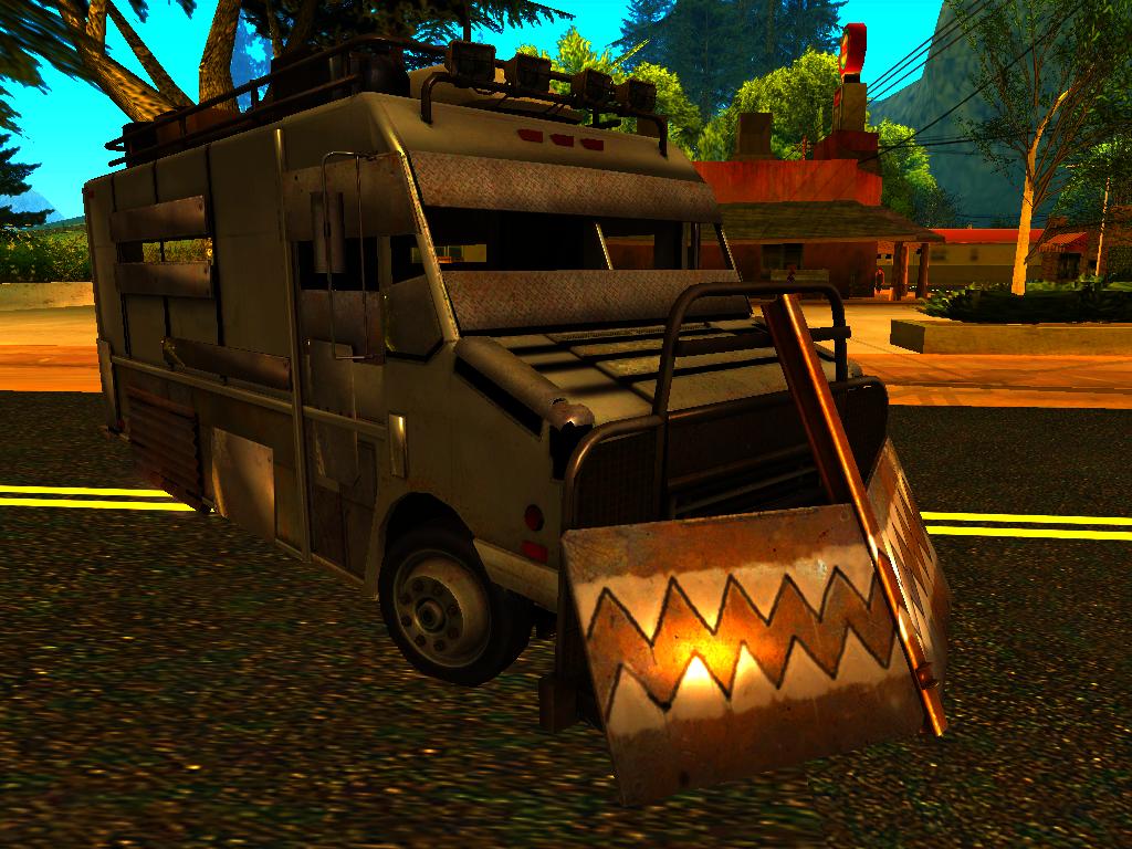 GTA FIVE - MODS: GTA SA - Van Equipada Zumbi