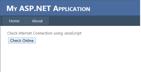 Satya Tutorial: How to check internet connection using ASP.NET with ...