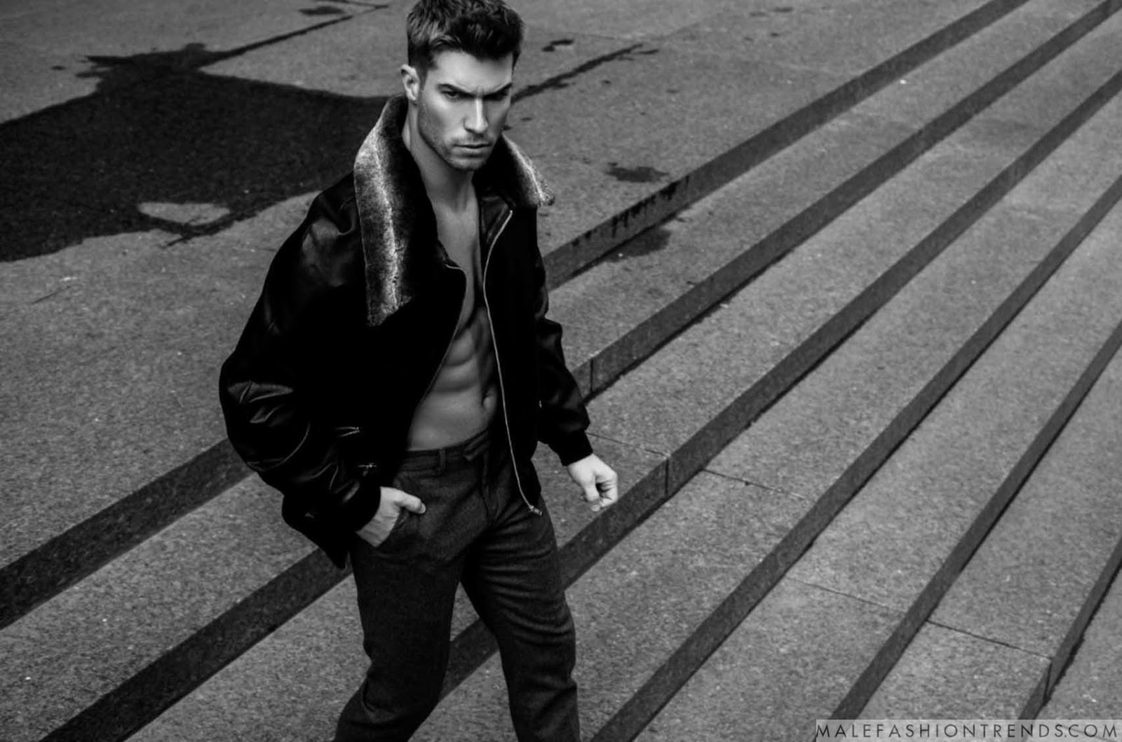 Luke Severin para House of Solo Spring Issue por Brogan McNab