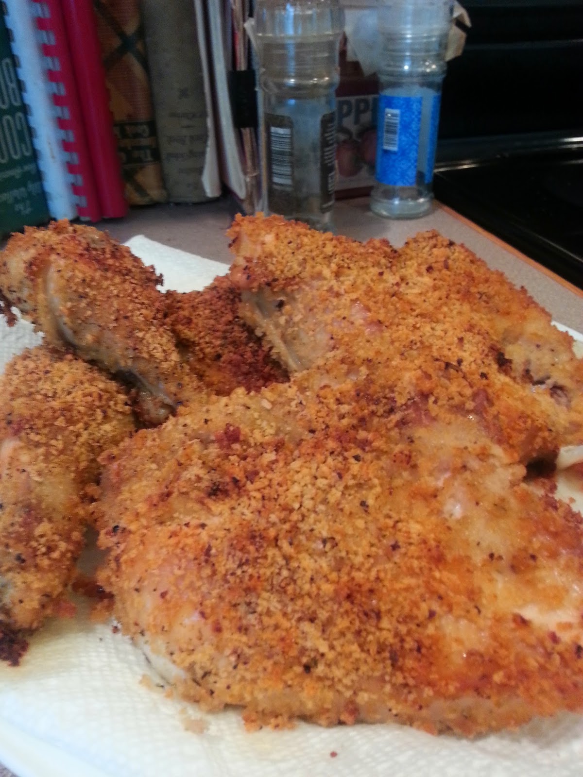 My Homefront Kitchen: Crispy Un-Fried Chicken