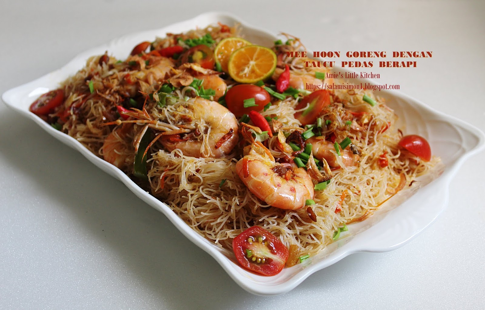 Mee Hoon Goreng Taucu Pedas Berapi - Amie's Little Kitchen