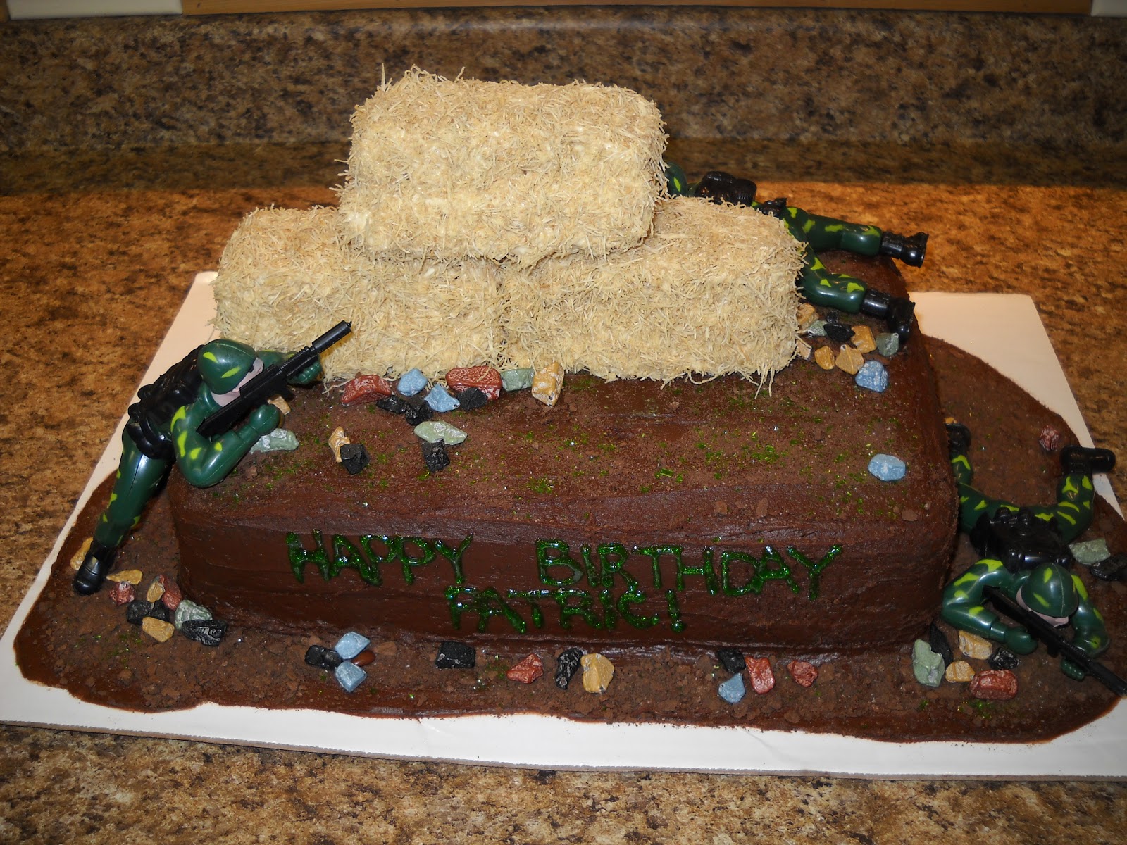 Missy's Bakings and Makings: Airsoft Cake