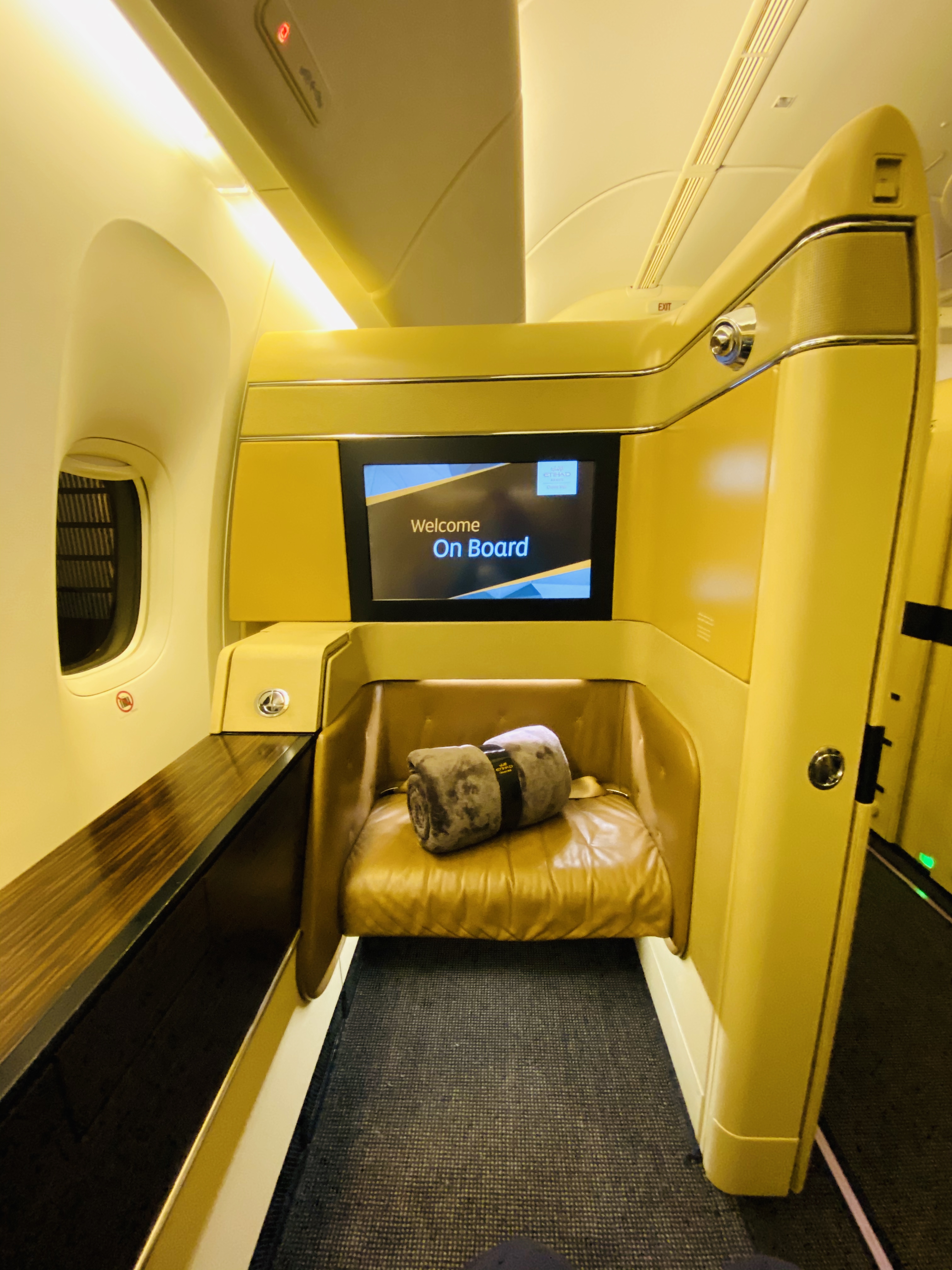 Etihad First Class 777 Top View