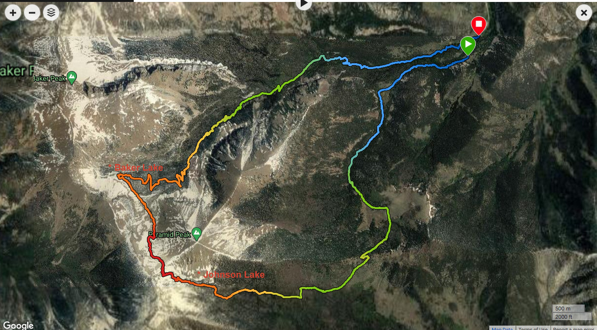 Desert Survivor: Johnson - Baker Lakes Loop, Great Basin National Park