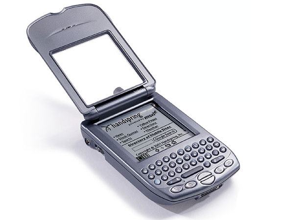 teléfonos celulares"---: (2001) Handspring Treo 180