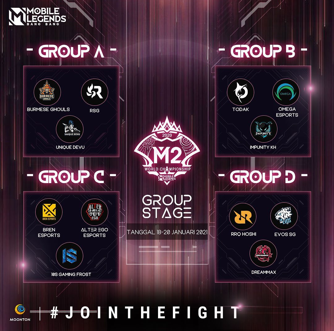Jadwal M2 Mobile Legend Word Championship - MOBELEDENG.id