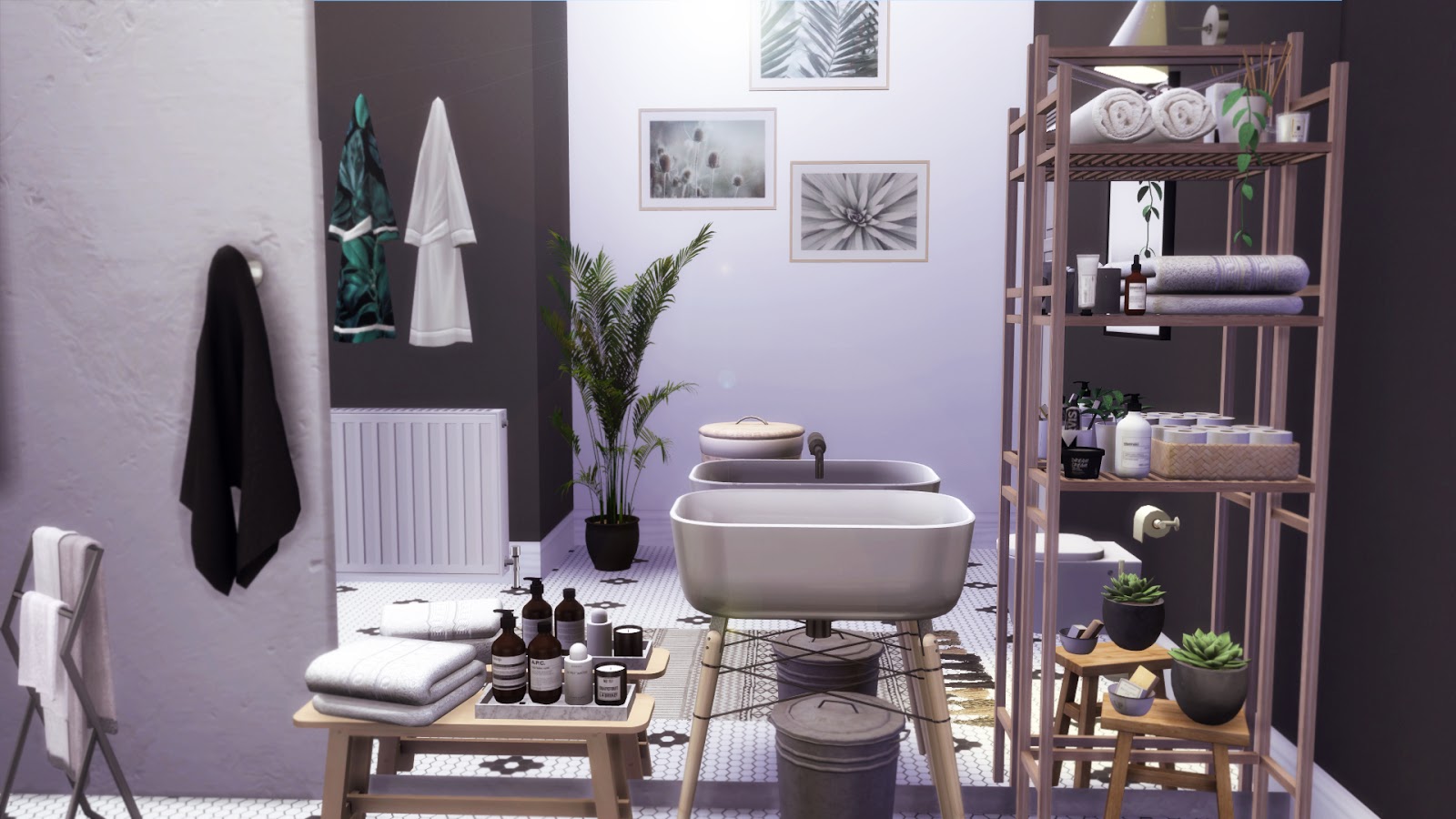 SIMS 4 - REALISTIC INSTA STYLE MODERN APARTMENT DL + CC - Bárbara Sims